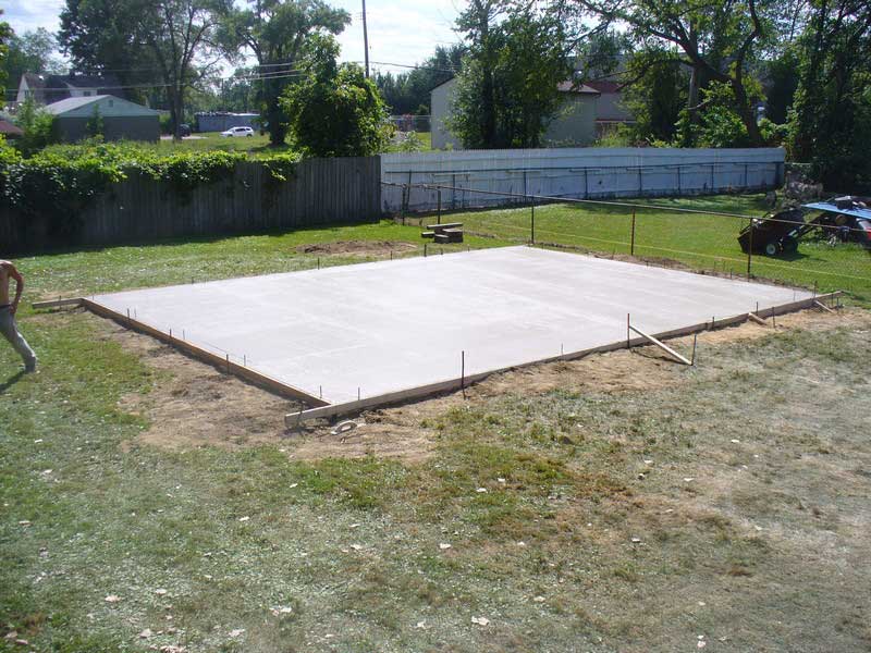 Elevated Concrete Garage Floor